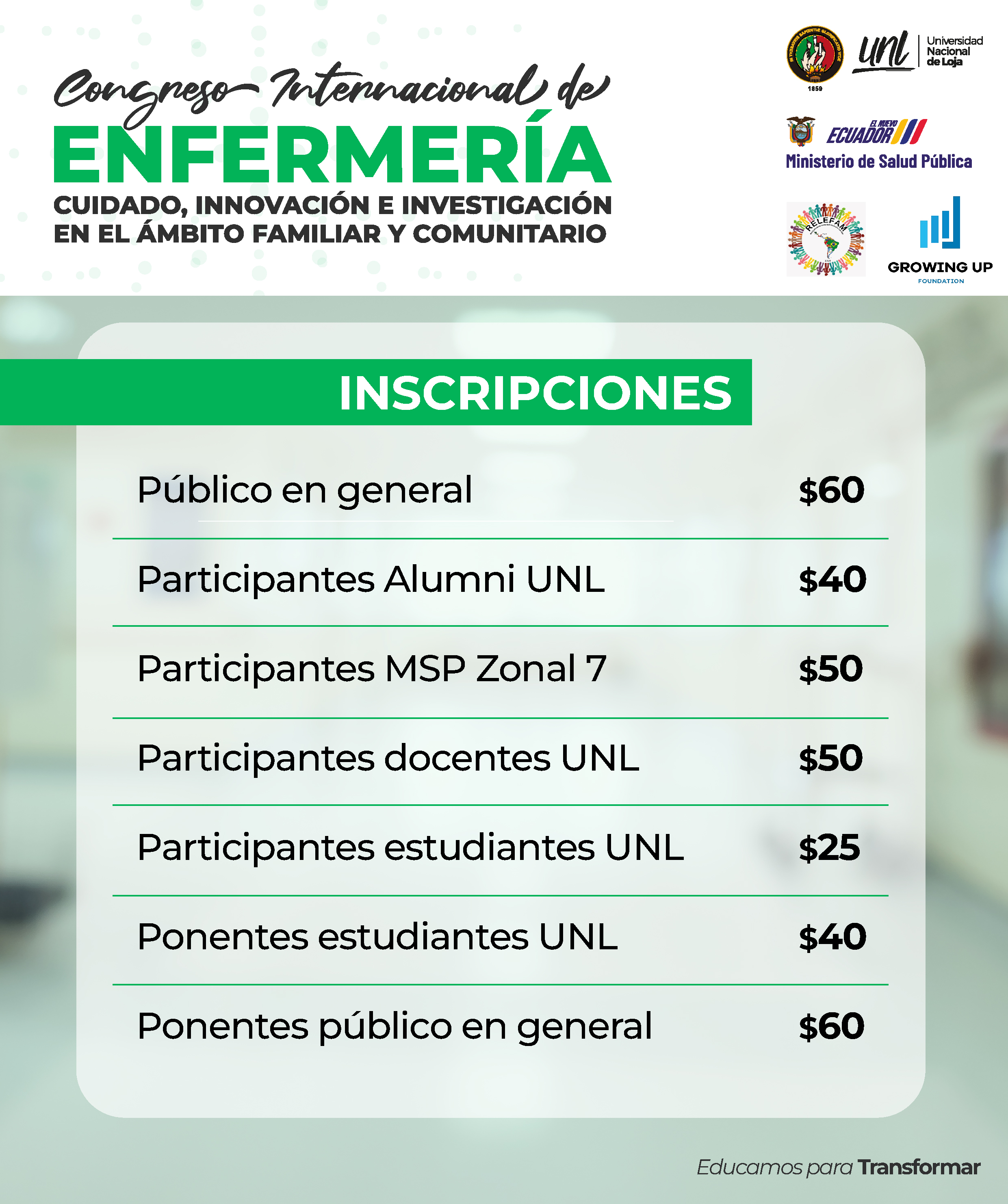 Inscripciones | Universidad Nacional de Loja